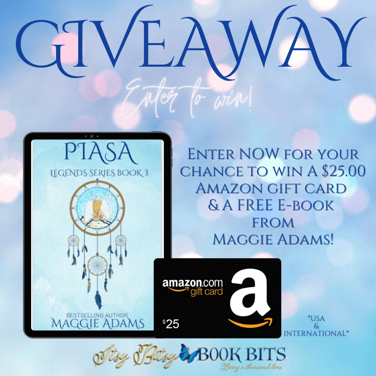 MAGGIE ADAMS GIVEAWAY ☆•°•☆•°•☆•° – Itsy Bitsy Book Bits